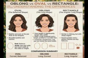 Oblong Face Shape: Complete Guide to Identification & Styling